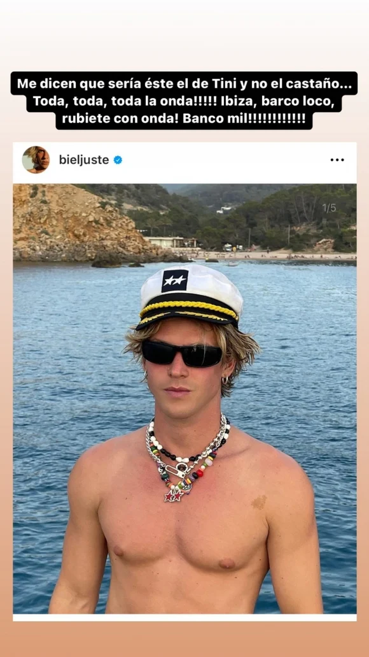 Quién es Biel Juste, el modelo millonario que estaría saliendo con Tini ...