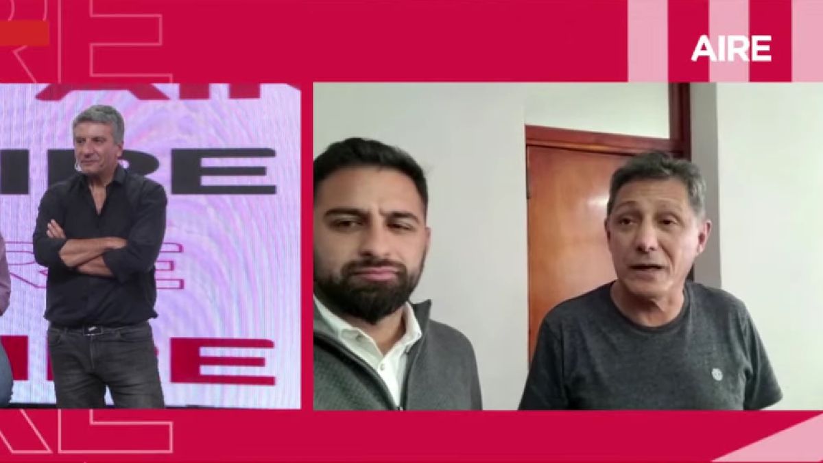 La alegría de Oscar Lenzi, presidente de Patronato, luego de la ...