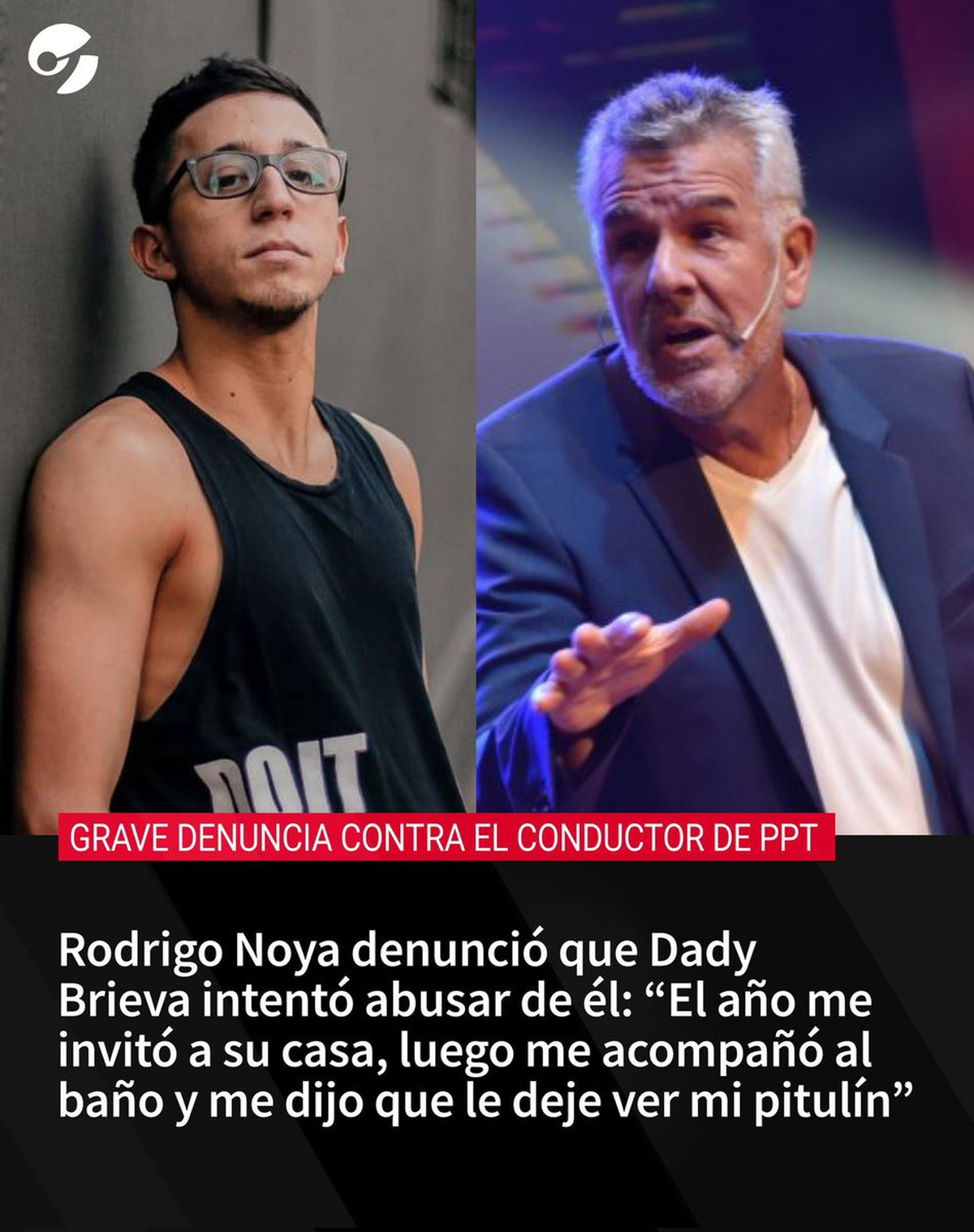 Rodrigo Noya habló sobre los rumores de abuso por parte de Dady Brieva: Me dijo que...