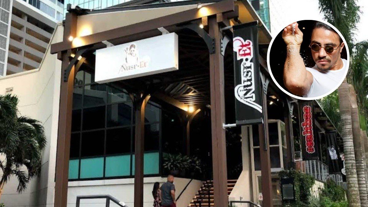 Fue al carísimo resto de Salt Bae, pidió un plato con puré de papas y ...