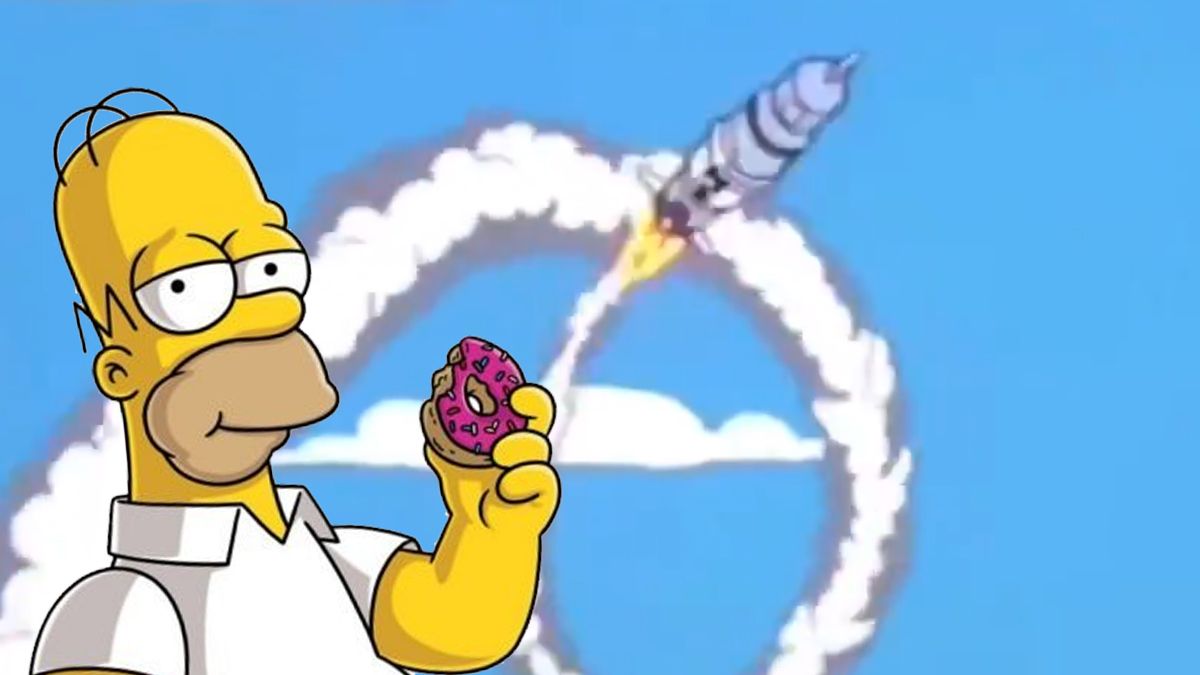 Los Simpson predijeron al cohete chino y su final