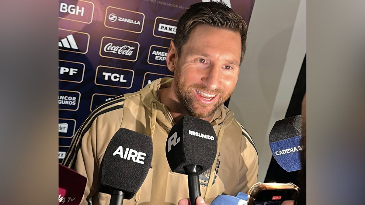 Lionel Messi habló en exclusiva con AIRE: Una vez que lo abrimos ...