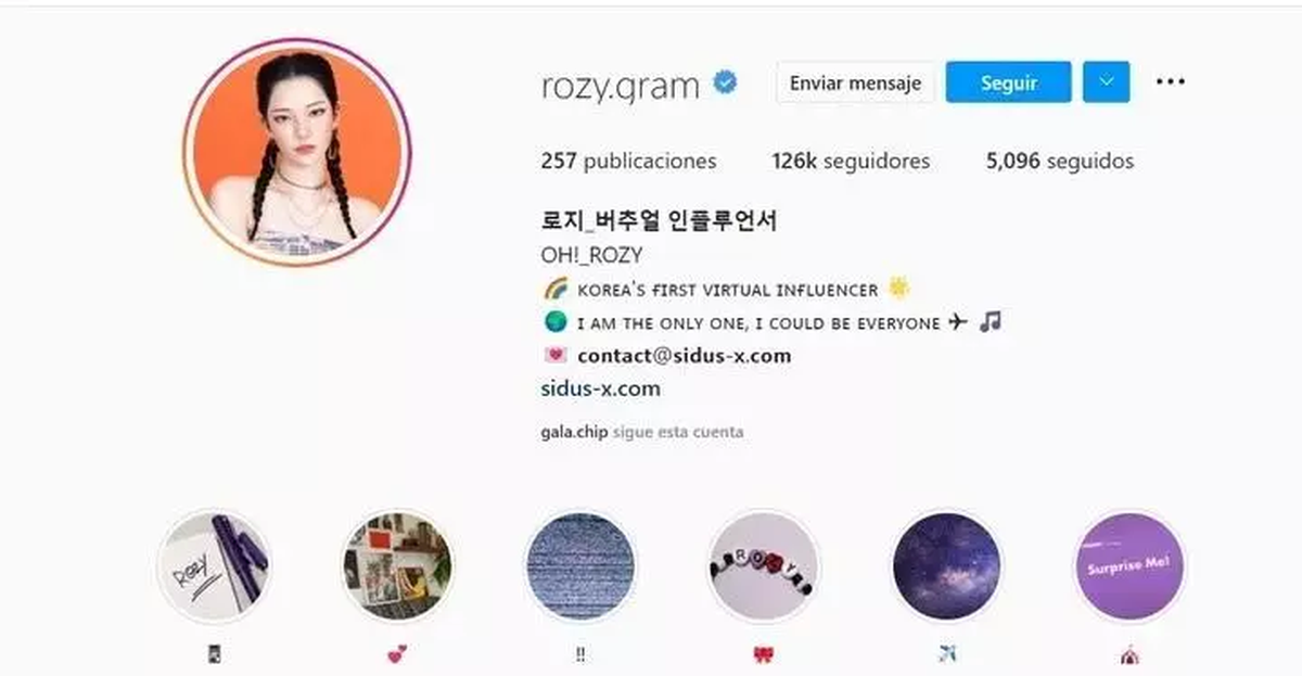 Conocé a Rozy, la influencer coreana 100% virtual con miles de seguidores