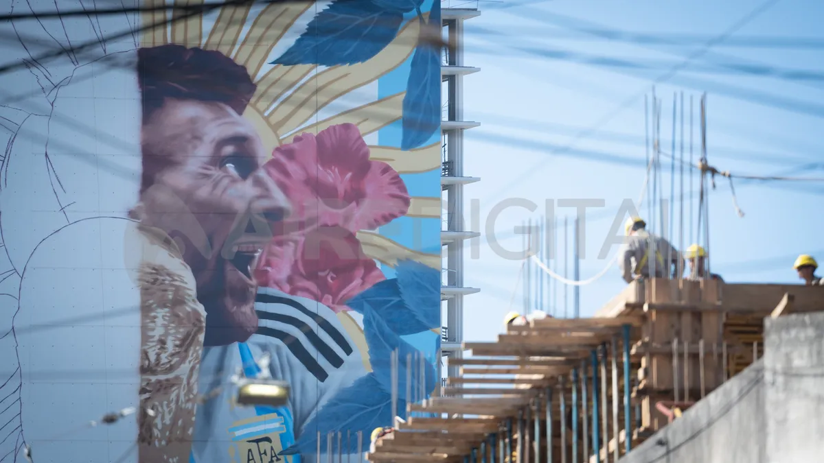 El mural de Lionel Messi en Santa Fe: cuándo podría venir a conocerlo