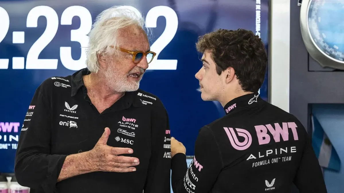 Franco Colapinto habló de su relación con Flavio Briatore y dejó una frase que sorprendió a ...