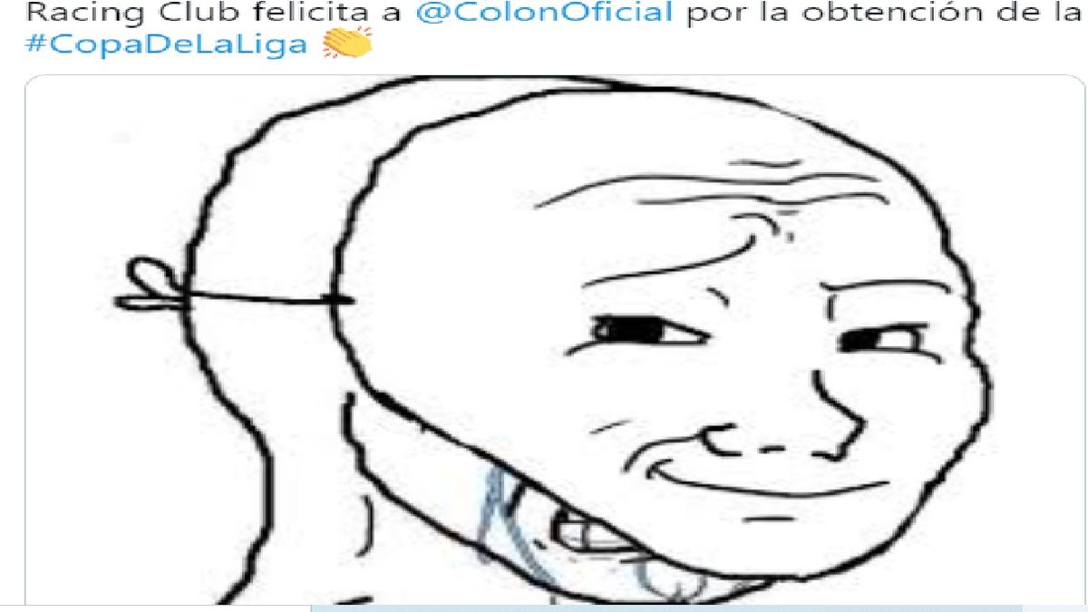 Colón vs Racing: los mejores memes y comentarios
