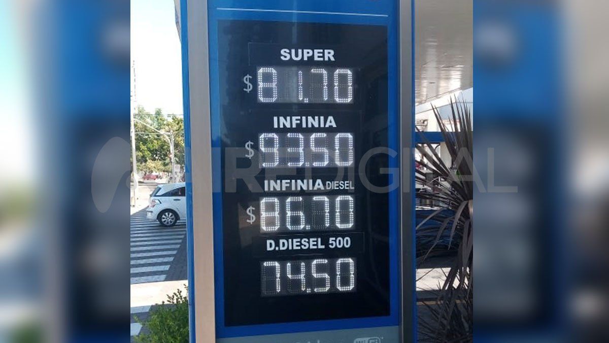 Aumentó la nafta este fin de semana: cómo quedaron los precios en la ciudad