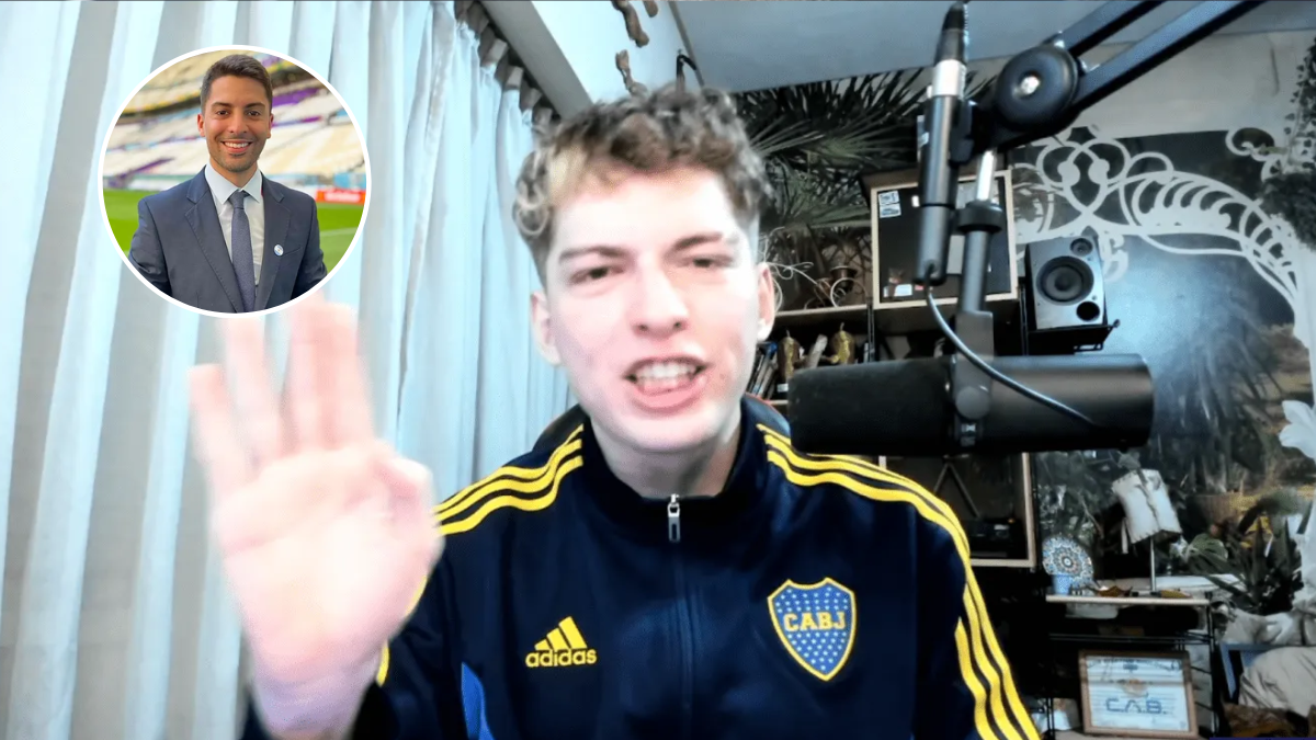 ¿Qué pasó? Davoo Xeneize se cruzó con Gastón Edul en pleno vivo después ...