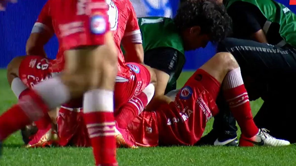 La impactante lesión de un jugador de Argentinos Juniors que provocó la expulsión de Marcelo