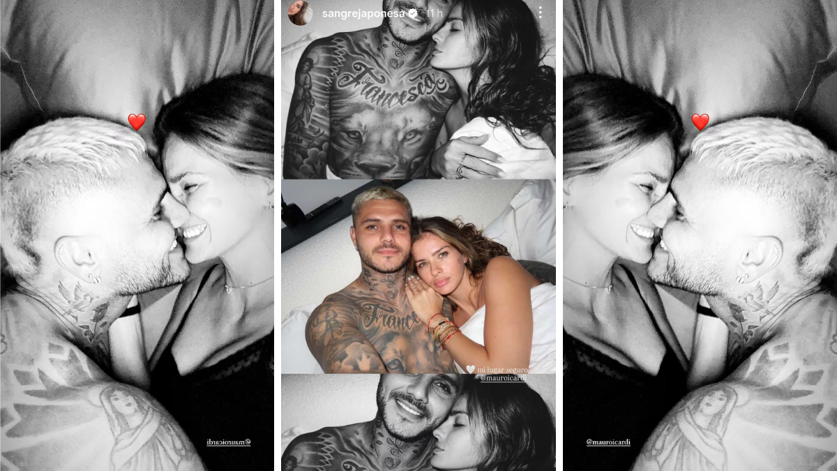 La China Suárez y Mauro Icardi mostraron una osada foto a segundos de hacer el amor