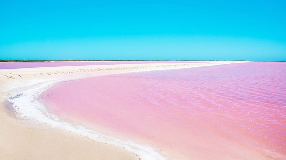 La mágica Laguna Rosa que sorprende al mundo