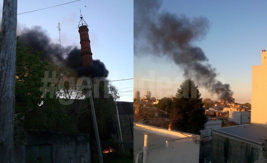 Un incendio causó alarma en la población