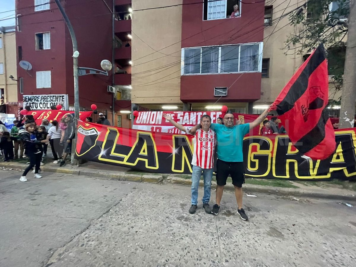 Vecinos de barrio Las Flores II despidieron a Catu, el hincha de Colón