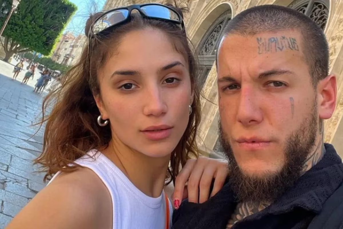 Melody Luz y Axel Caniggia mostraron por primera vez la carita de su hijo, Vincenzo