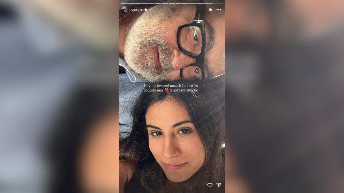 Lola, la hija menor de Jorge Lanata, recordó al periodista con un triste mensaje