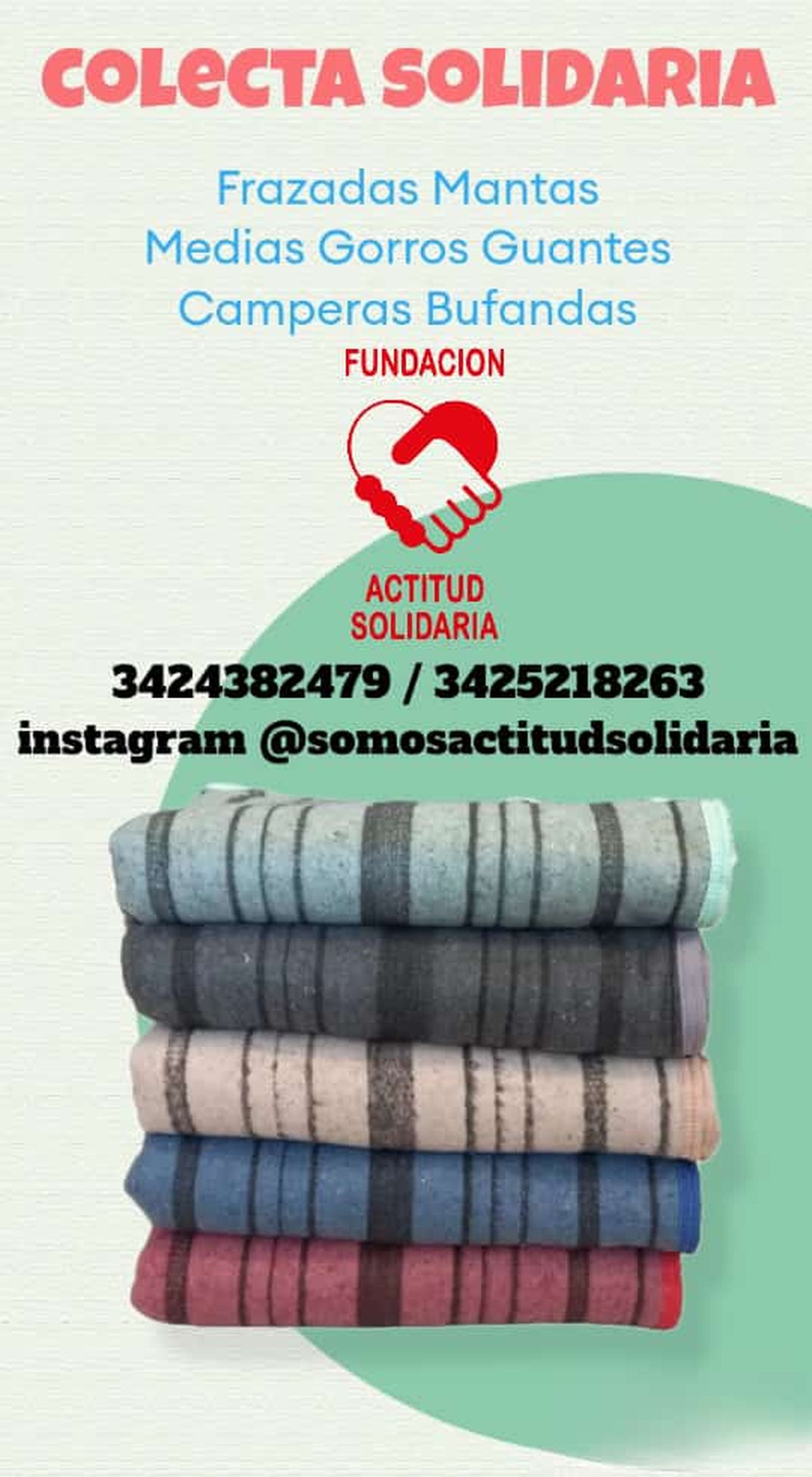 Santa Fe: la Fundación Actitud Solidaria lanzó una colecta de ropa de ...