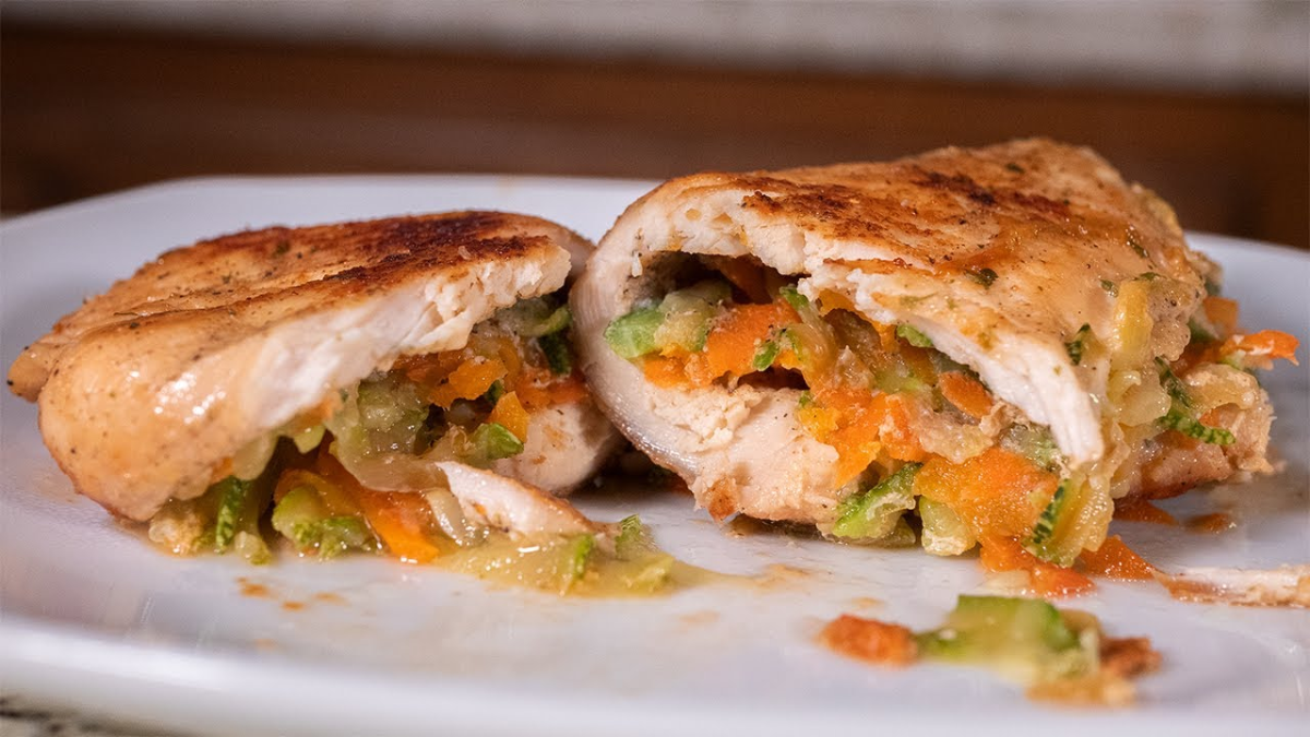Roll de pollo y verduras: la receta perfecta para hacer en casa