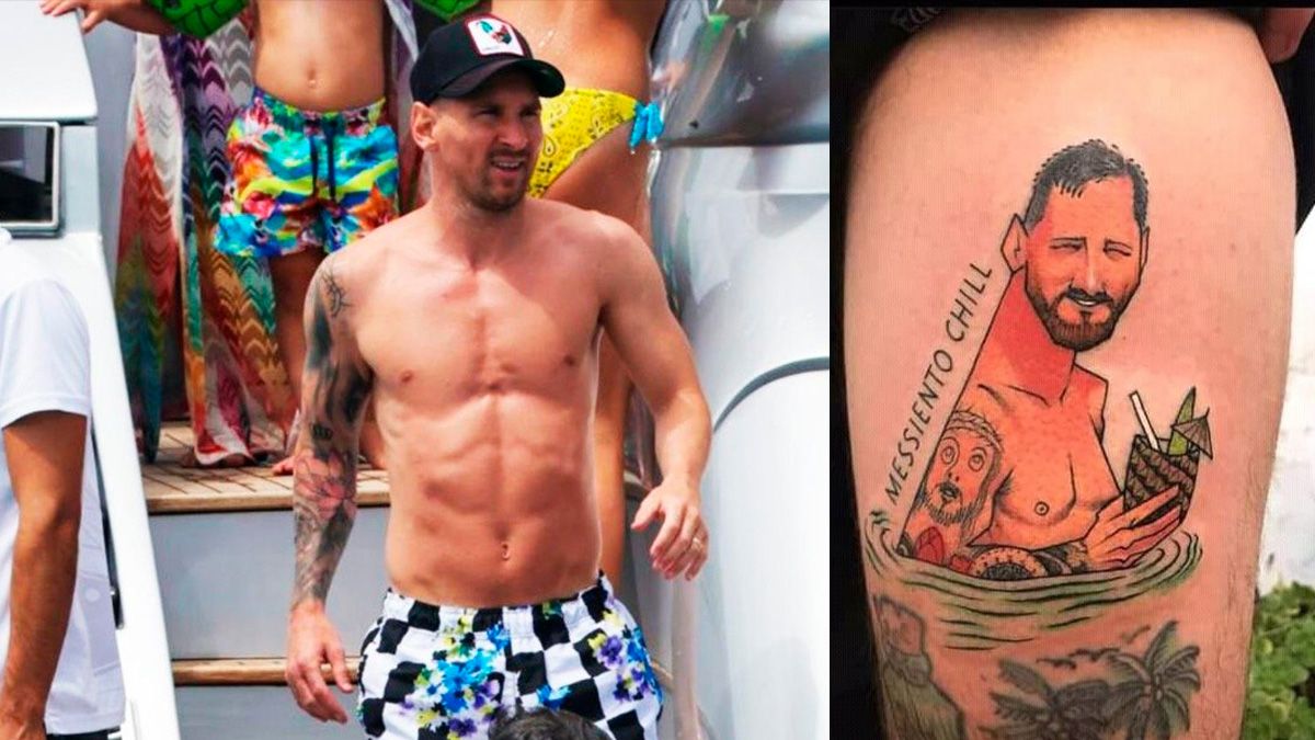Messiento chill: el imperdible tatuaje que se realizó un fanático de ...
