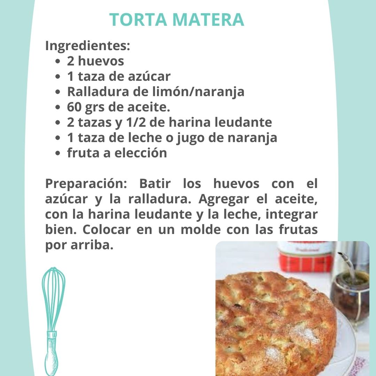 Torta matera: la receta más sencilla y rápida para sorprender a la familia