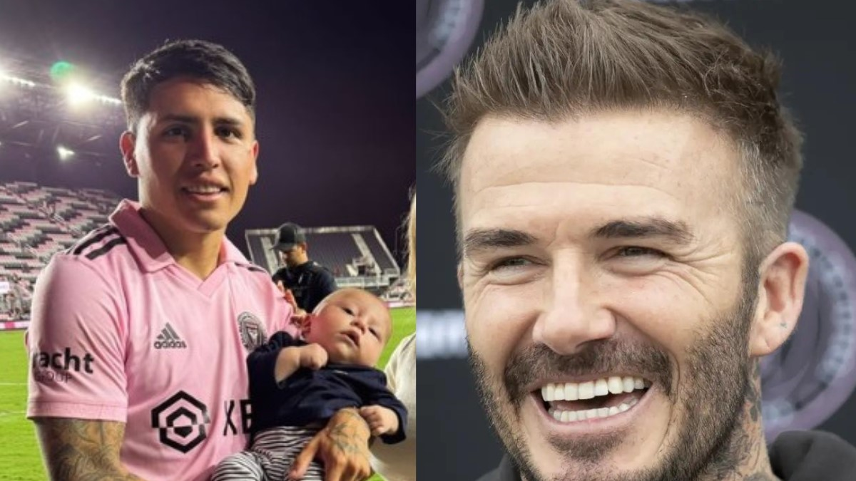 El divertido cruce entre David Beckham con el hijo de Facundo Farías que hizo tentar al ex Colón