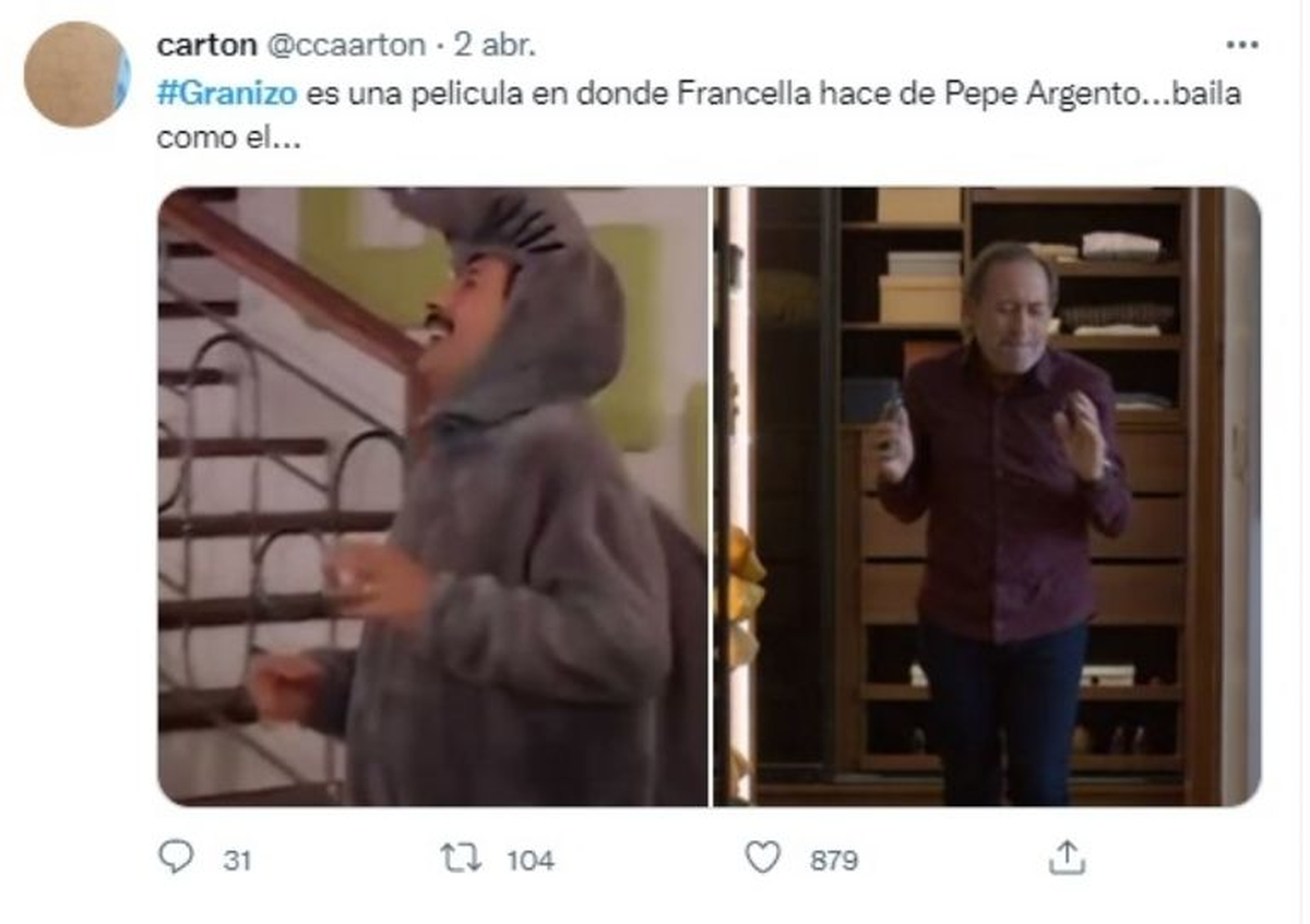 La lluvia de memes que dejó Granizo, el estreno de Guillermo Francella ...