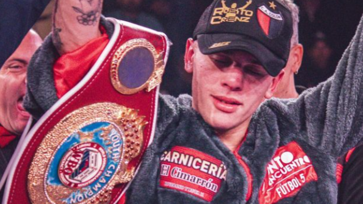 Alan Crenz tras retener el título mundial juvenil de boxeo: Me gustaría ...