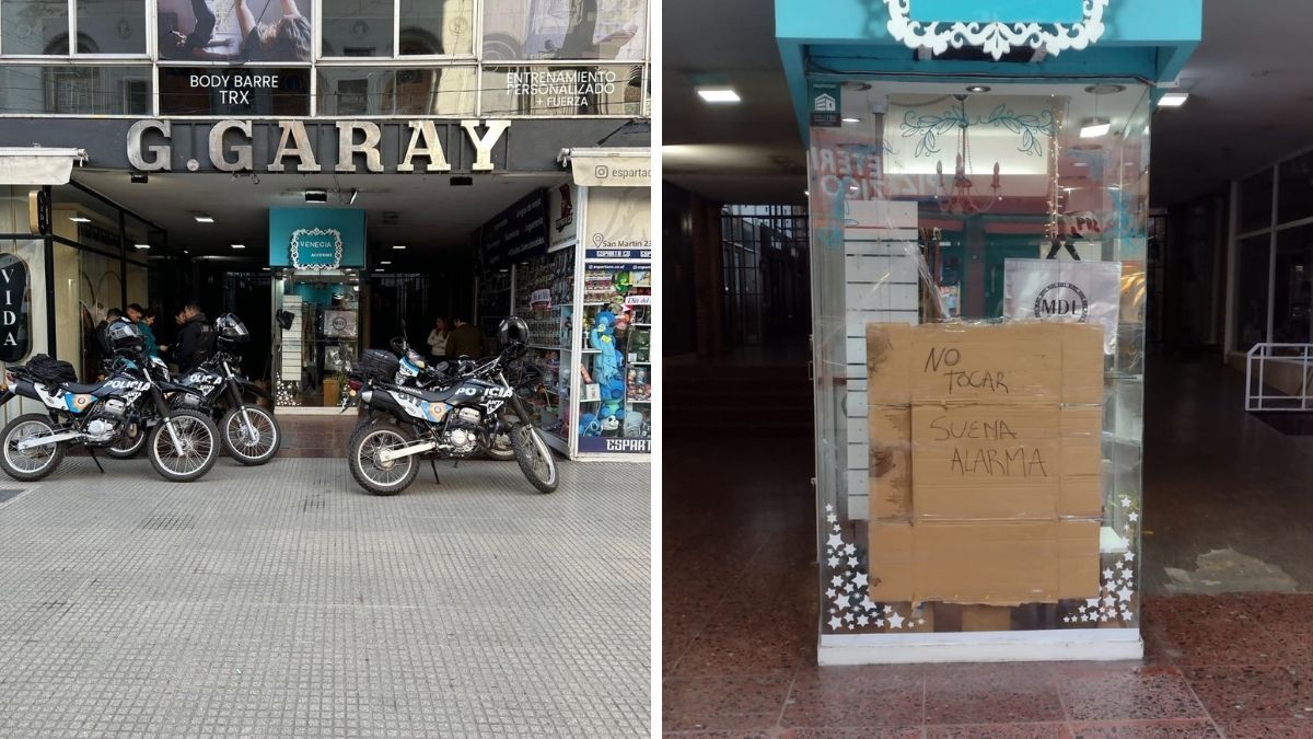 Estamos a media cuadra de la Comisaría 1°, dijo la dueña del negocio ...