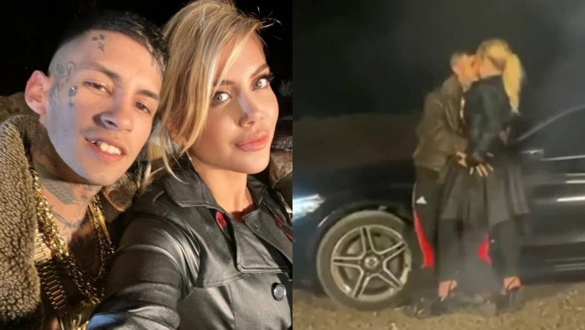 L-Gante le tocó la cola a Wanda Nara y su reacción se volvió viral