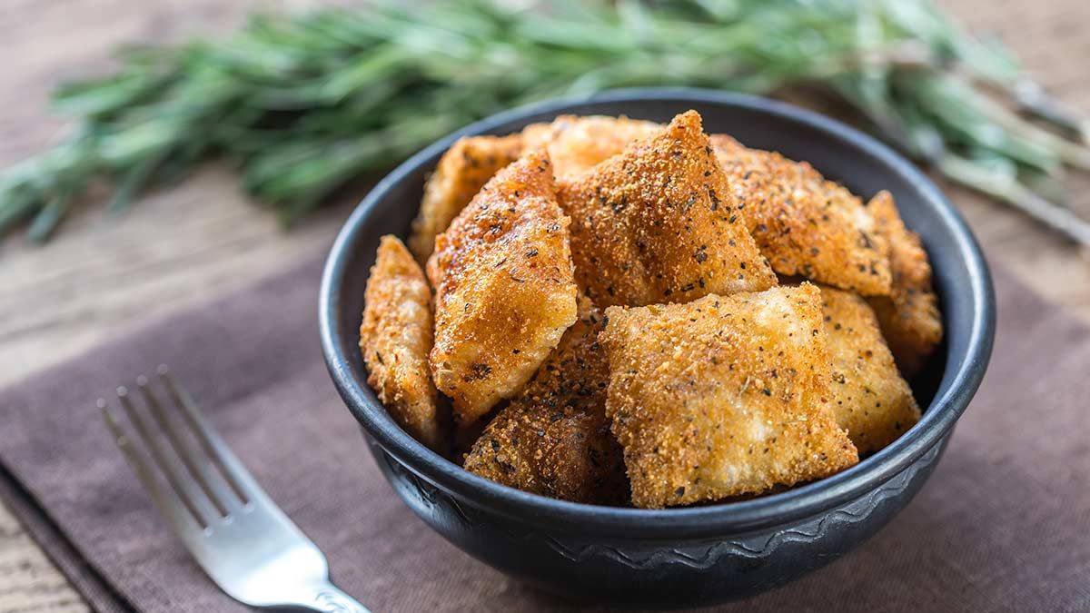 Ravioles fritos: paso a paso de la receta más rica y original