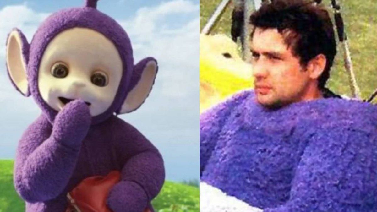 Simon Shelton, el actor que le dio vida a Tinky Winky de los ...