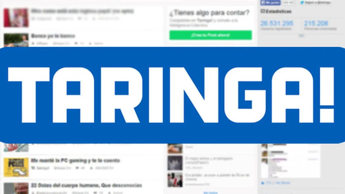 ¡Vuelve Taringa! conocé la nueva plataforma social que conquista a todos
