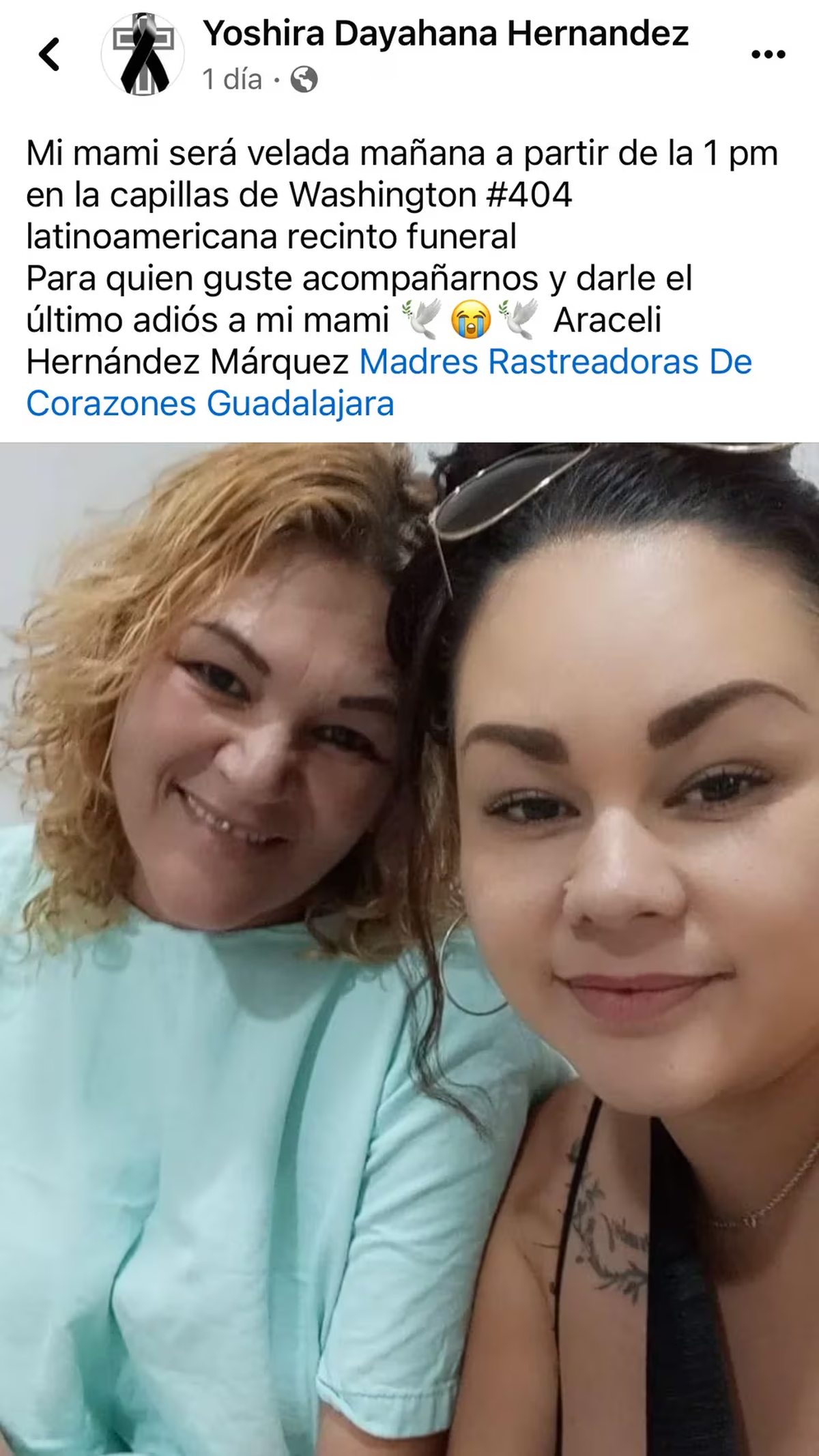 Conmoción: murió Araceli Hernández, la mamá que buscaba ...