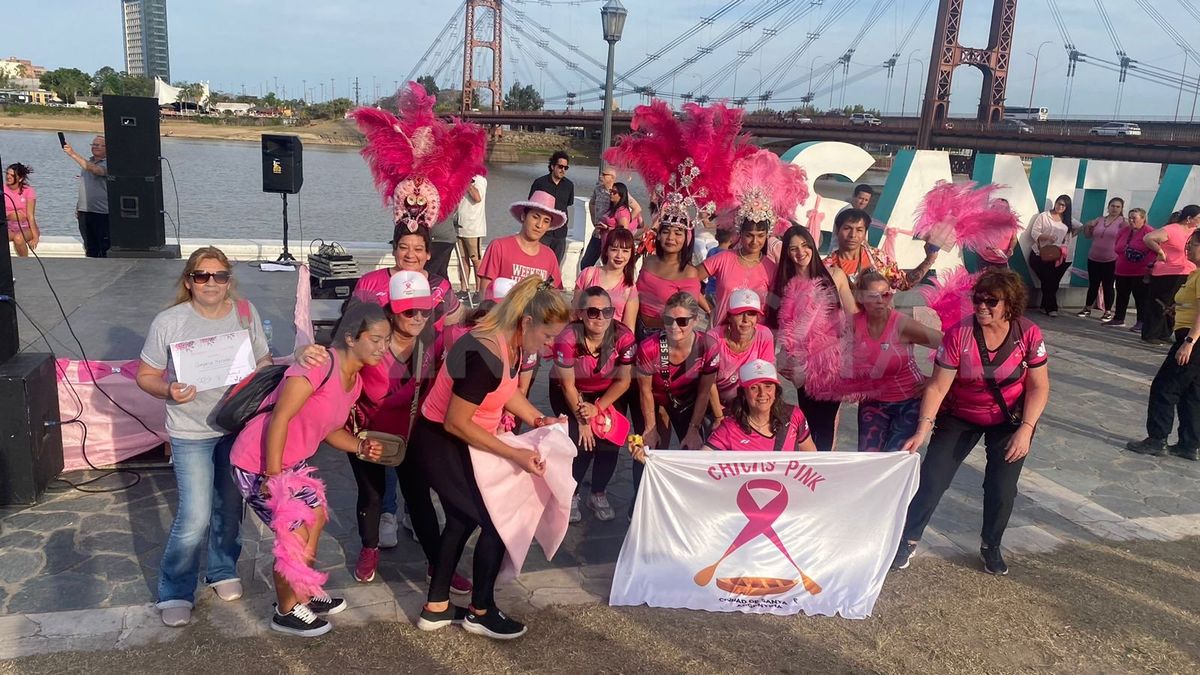 Caminata Pink: Santa Fe se vistió de rosa por la prevención del cáncer ...