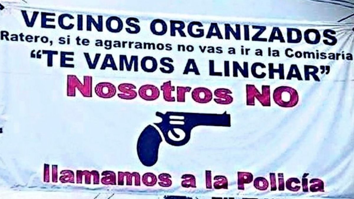 “Ratero, te vamos a linchar”, la advertencia de los vecinos a los ladrones