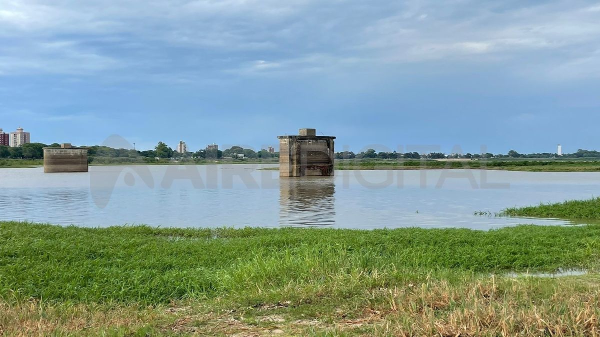 El repunte del río Paraná en Santa Fe limpió los camalotes de la Laguna ...