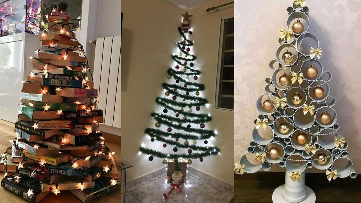 Cómo hacer un árbol de navidad, de manera creativa y con cosas que ...