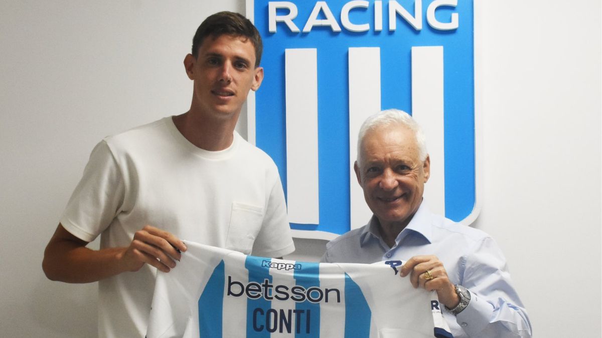 ¡Ya es de RACING! Germán CONTI firmó contrato y usará un número BIEN ...