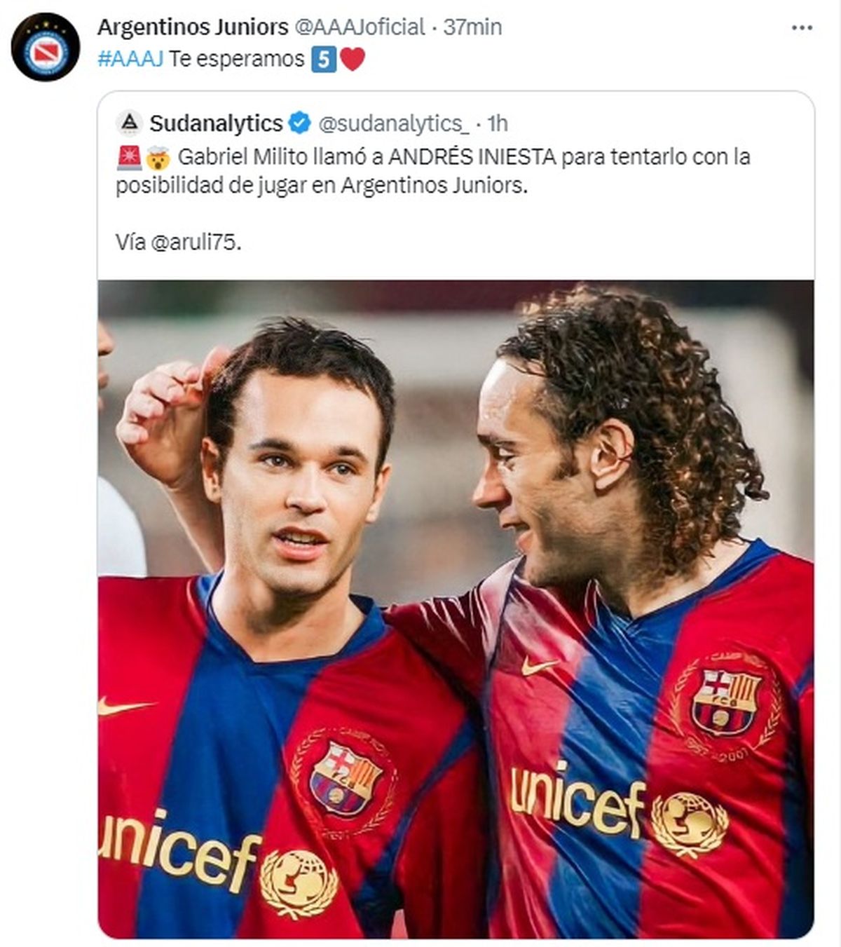 Argentinos Juniors ILUSIONÓ a todos con la llegada de un campeón mundial