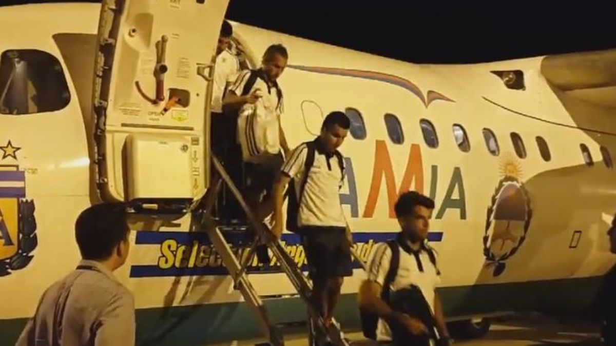 El avión de Lamia que llevó a la Selección a Brasil estuvo a 18 minutos ...