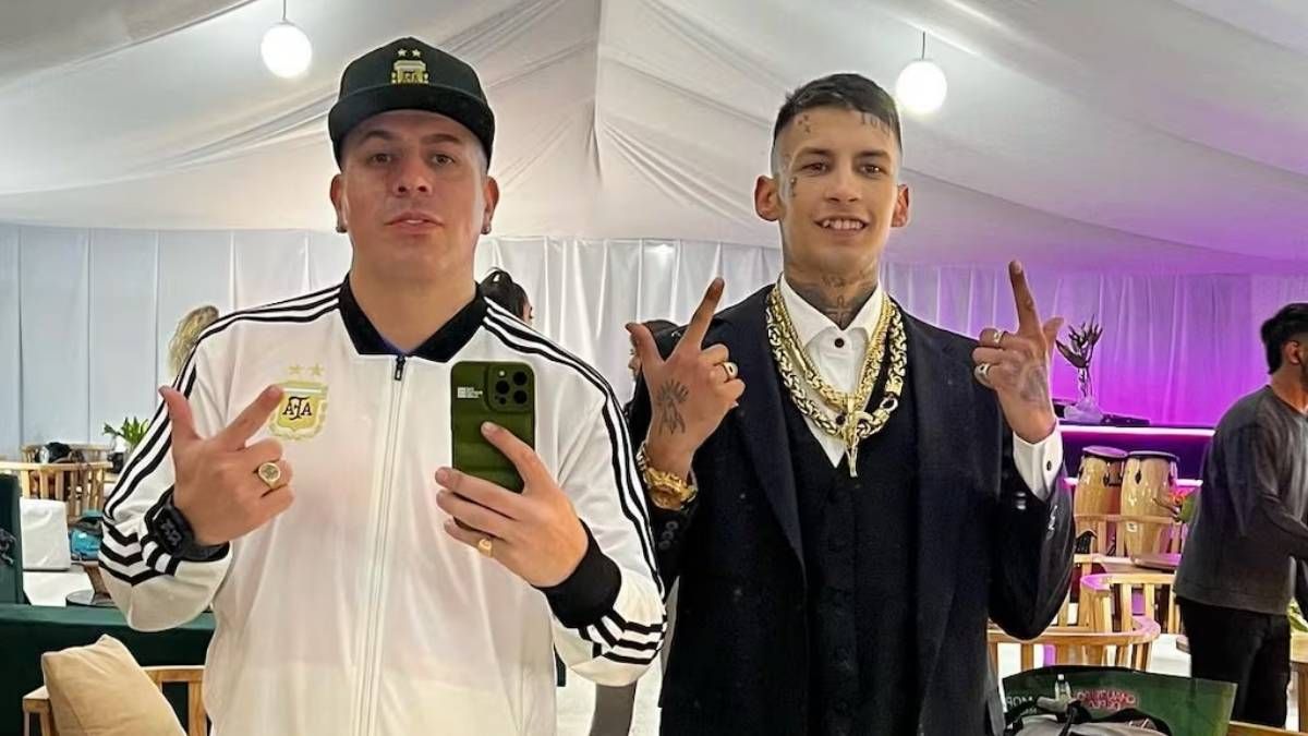 Se conoció un video de L-Gante a las trompadas con su representante ...