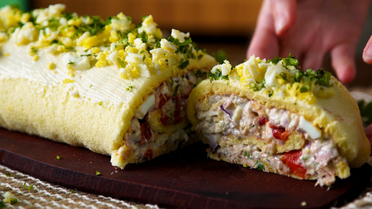 Cómo hacer pionono salado con relleno: la receta saludable, riquísima y ...