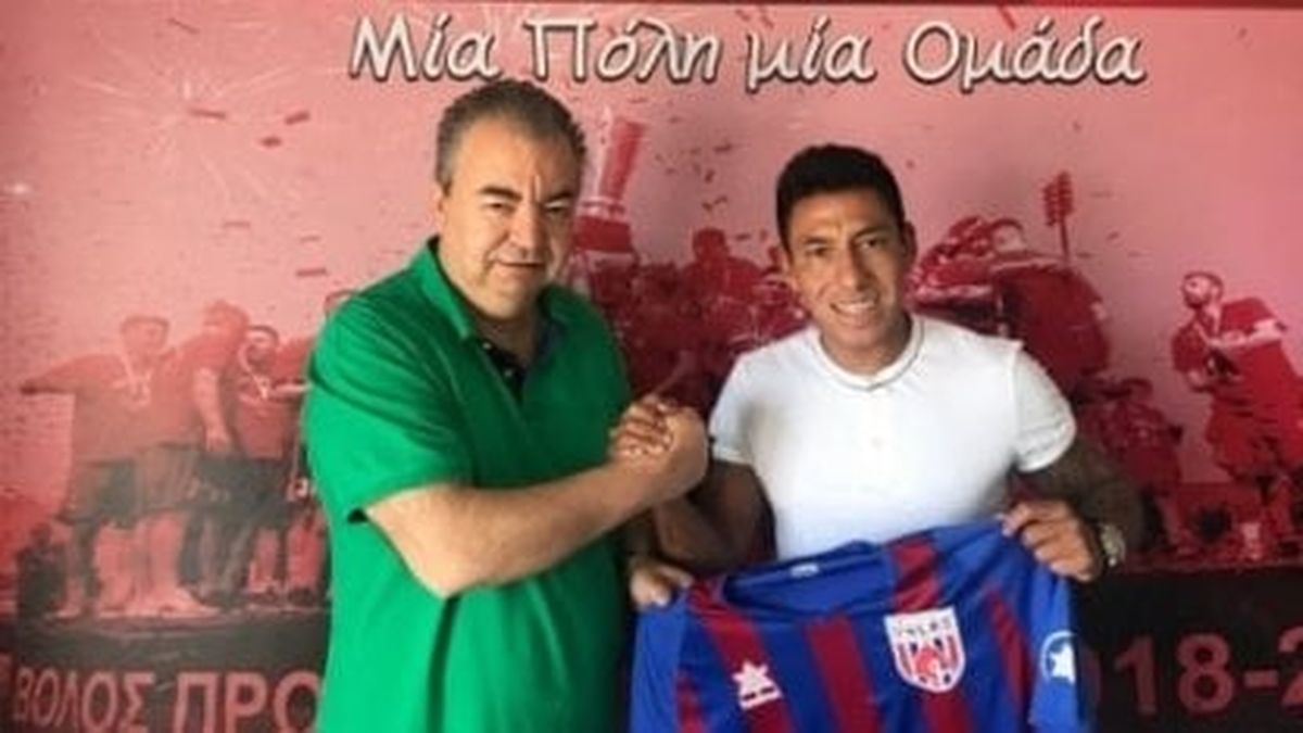 Grecia: Brian Sarmiento fue presentado como nuevo jugador de Volos