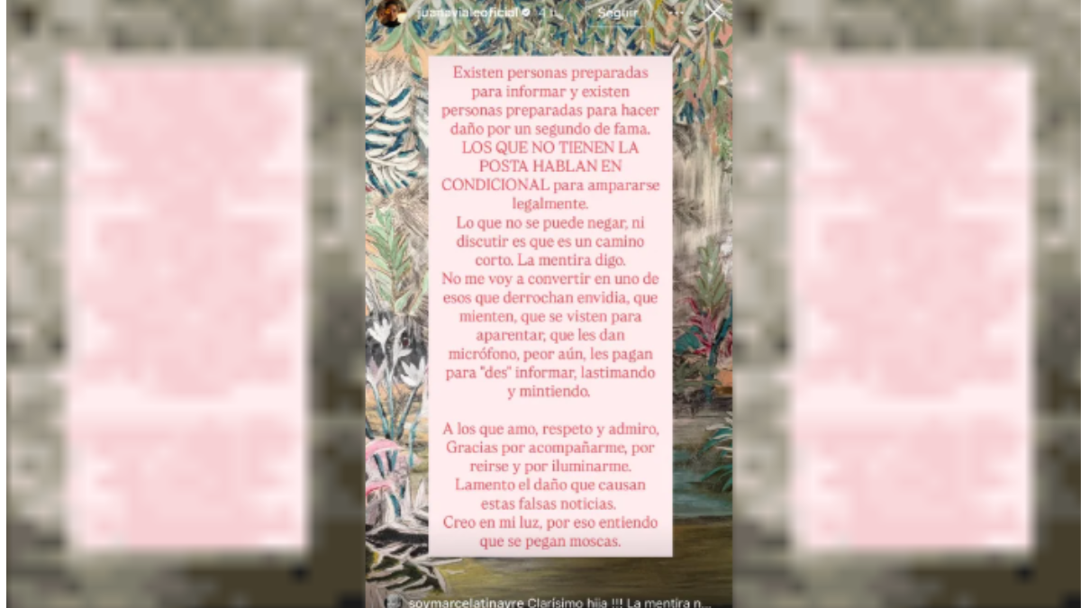 El furioso comunicado de Juana Viale tras ser vinculada con Mauricio Macri