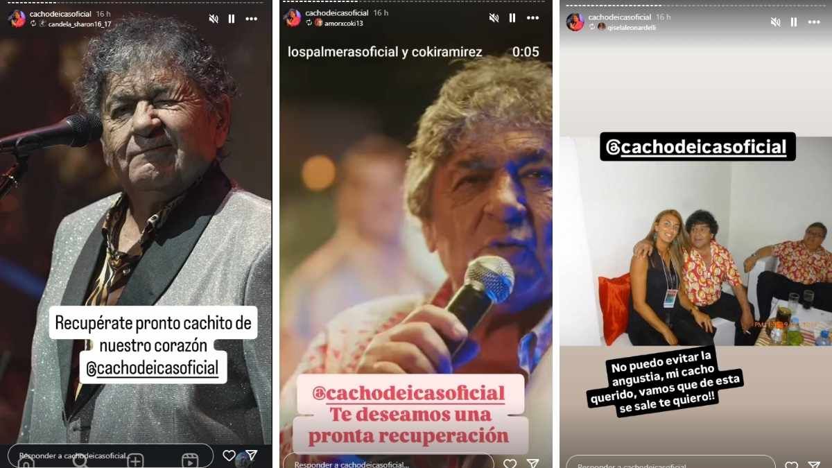 El aliento a Cacho Deicas de famosos y seguidores de Los Palmeras, tras ...
