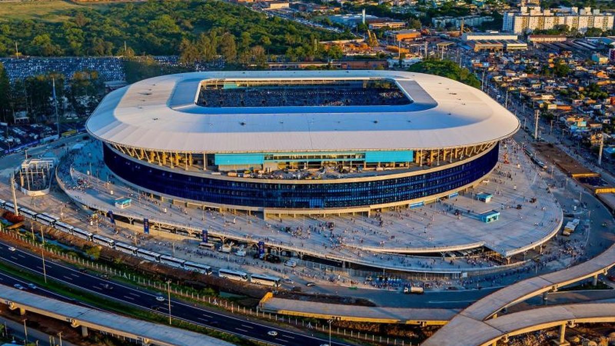 El Arena do Gremio, otro de los grandes estadios que le dan estilo a la Copa América