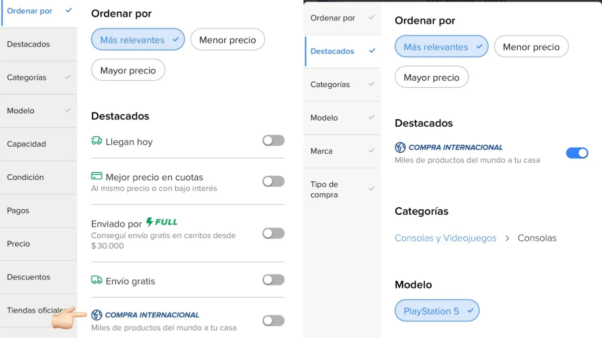 Cómo comprar productos en el exterior por Mercado Libre: el paso a paso