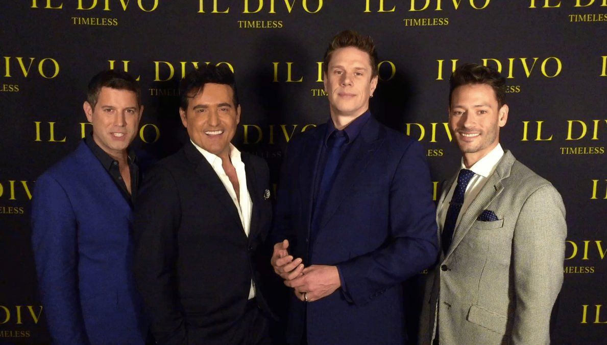 Il Divo celebra 15 años seduciendo a público de todas las edades