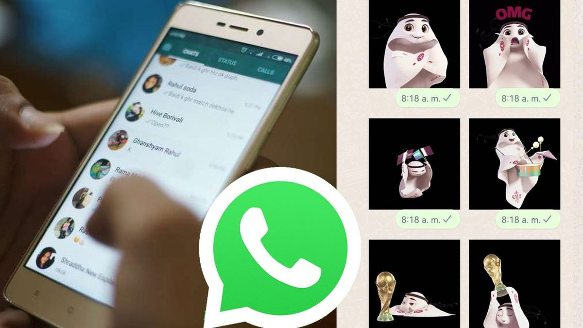 WhatsApp: cómo descargar los nuevos stickers del Mundial de Qatar 2022