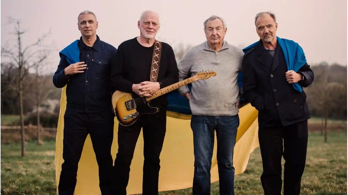 Sin Roger Waters, Pink Floyd se reunió para apoyar a Ucrania con un ...