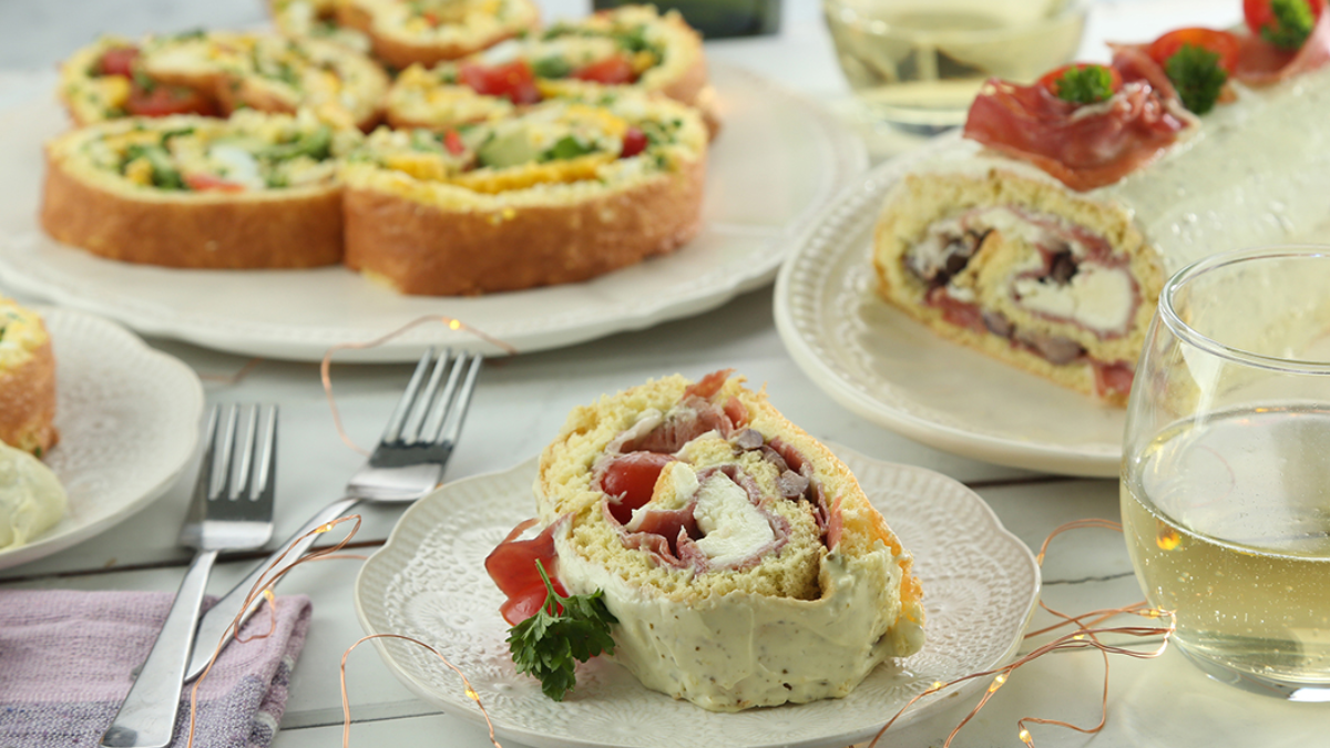 Cómo hacer pionono salado con relleno: la receta saludable, riquísima y ...